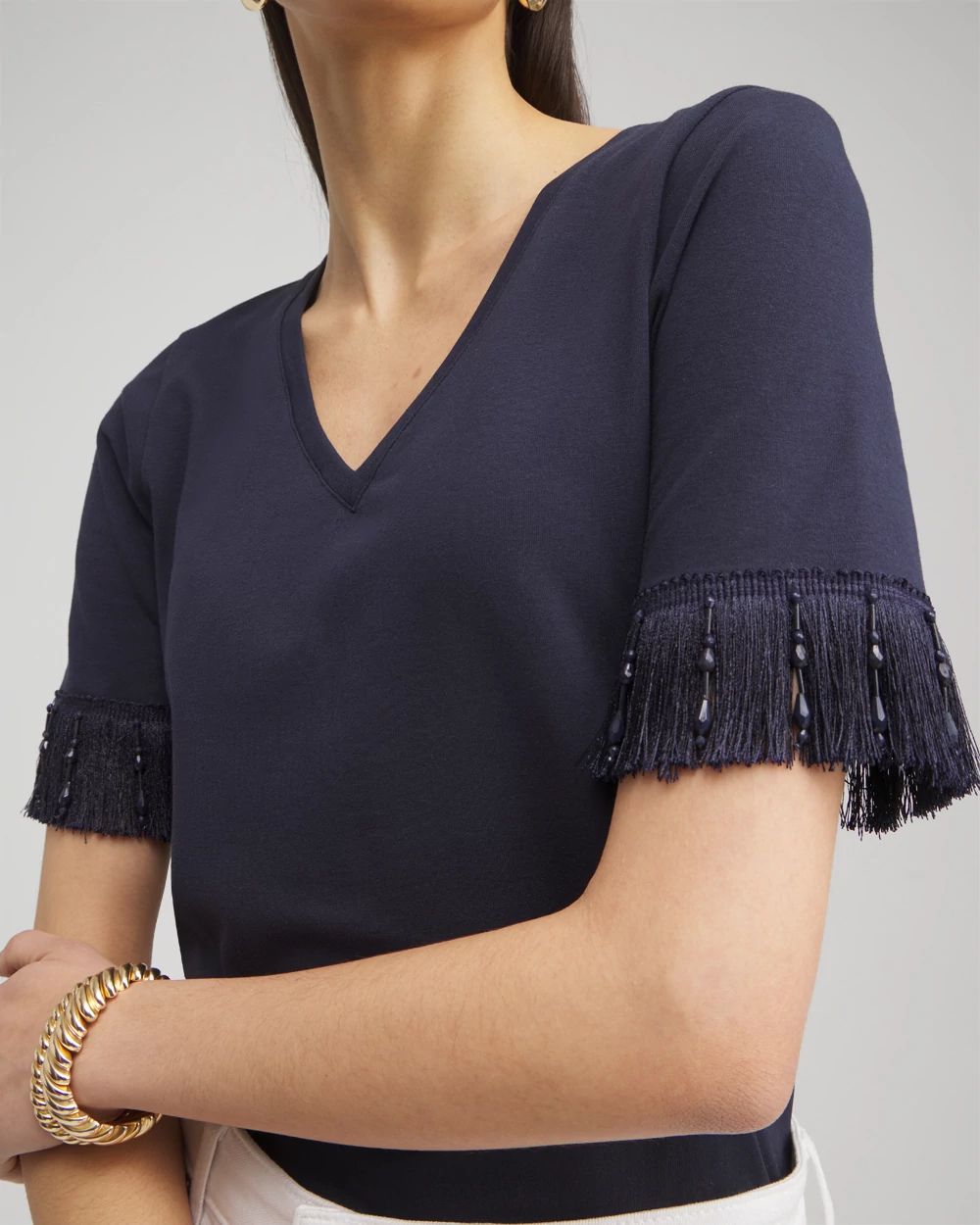Fringe Trim Top | Chico's