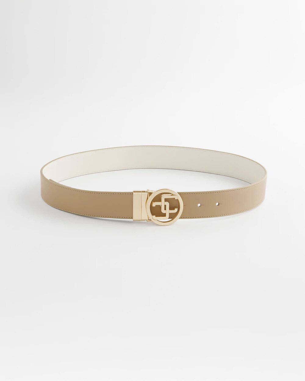 Reversible Matte CC Logo Trouser Belt | Chico's