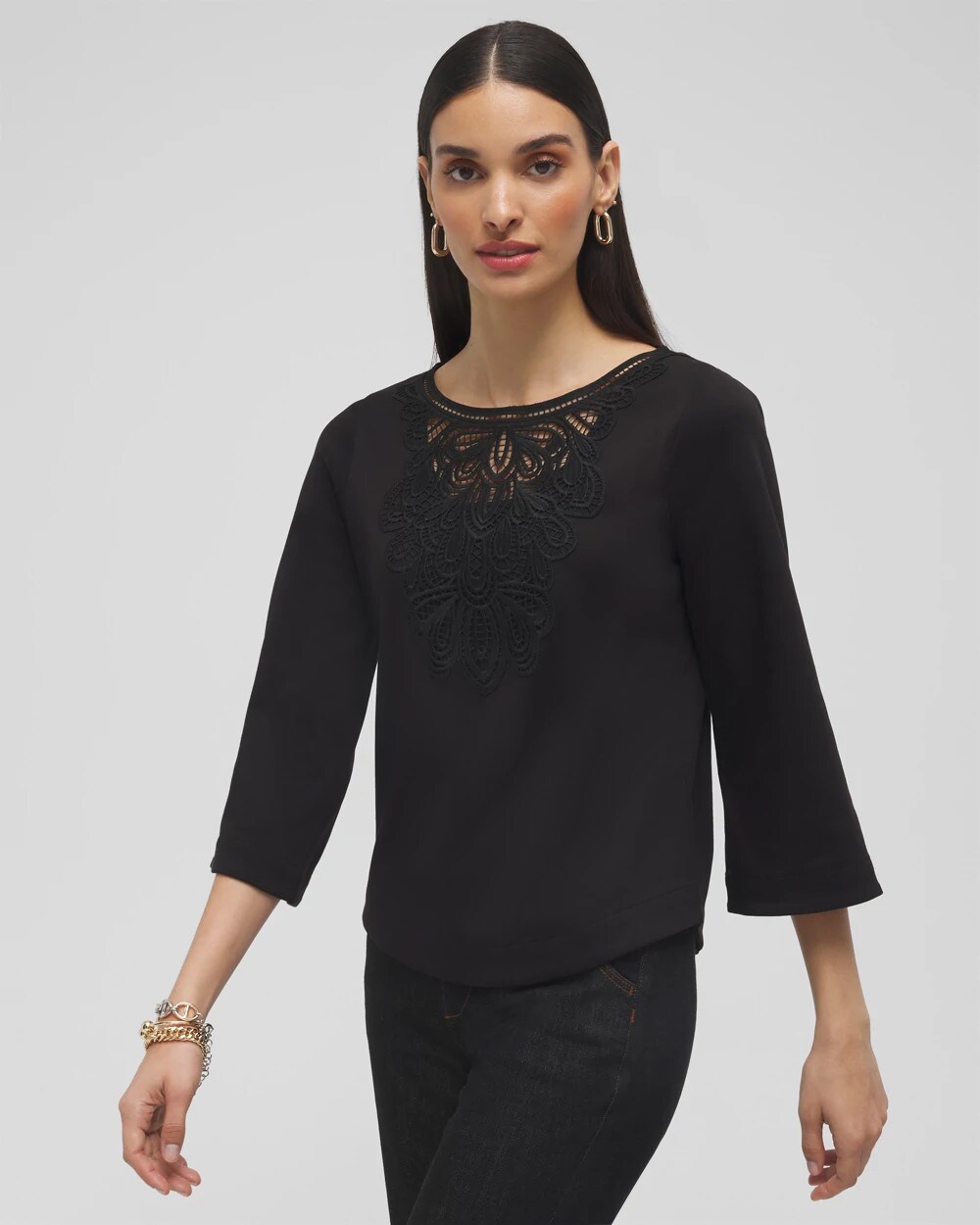 Lace Inset Top | Chico's