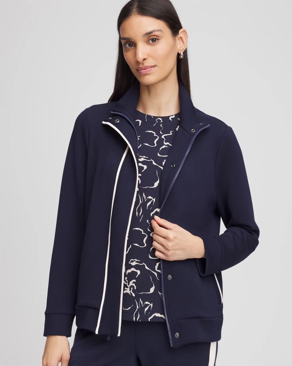 Zenergy® Scuba Contrast Jacket | Chico's