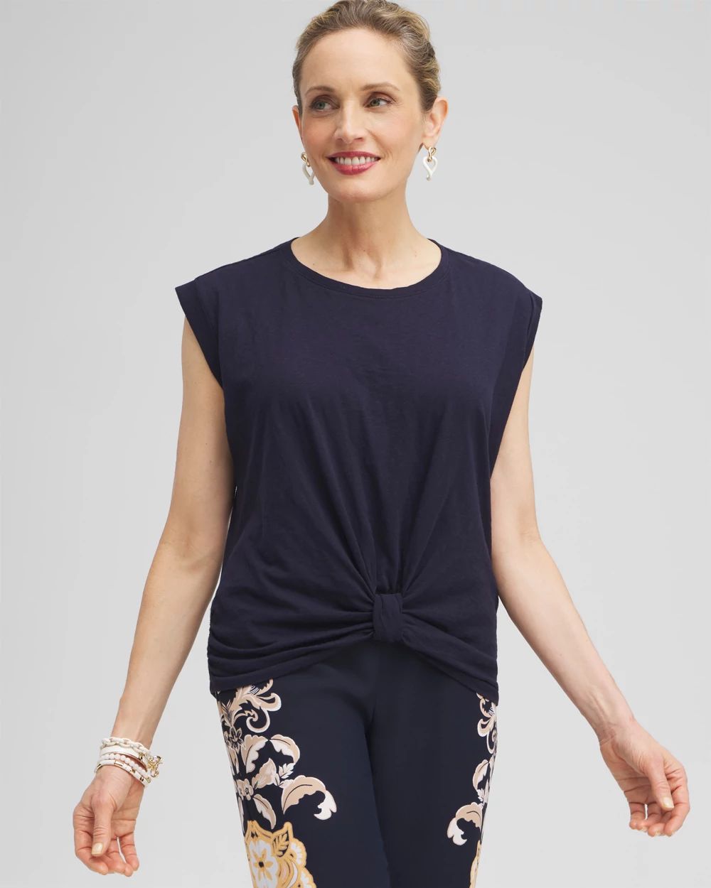 Knot Front Tee | Chico's