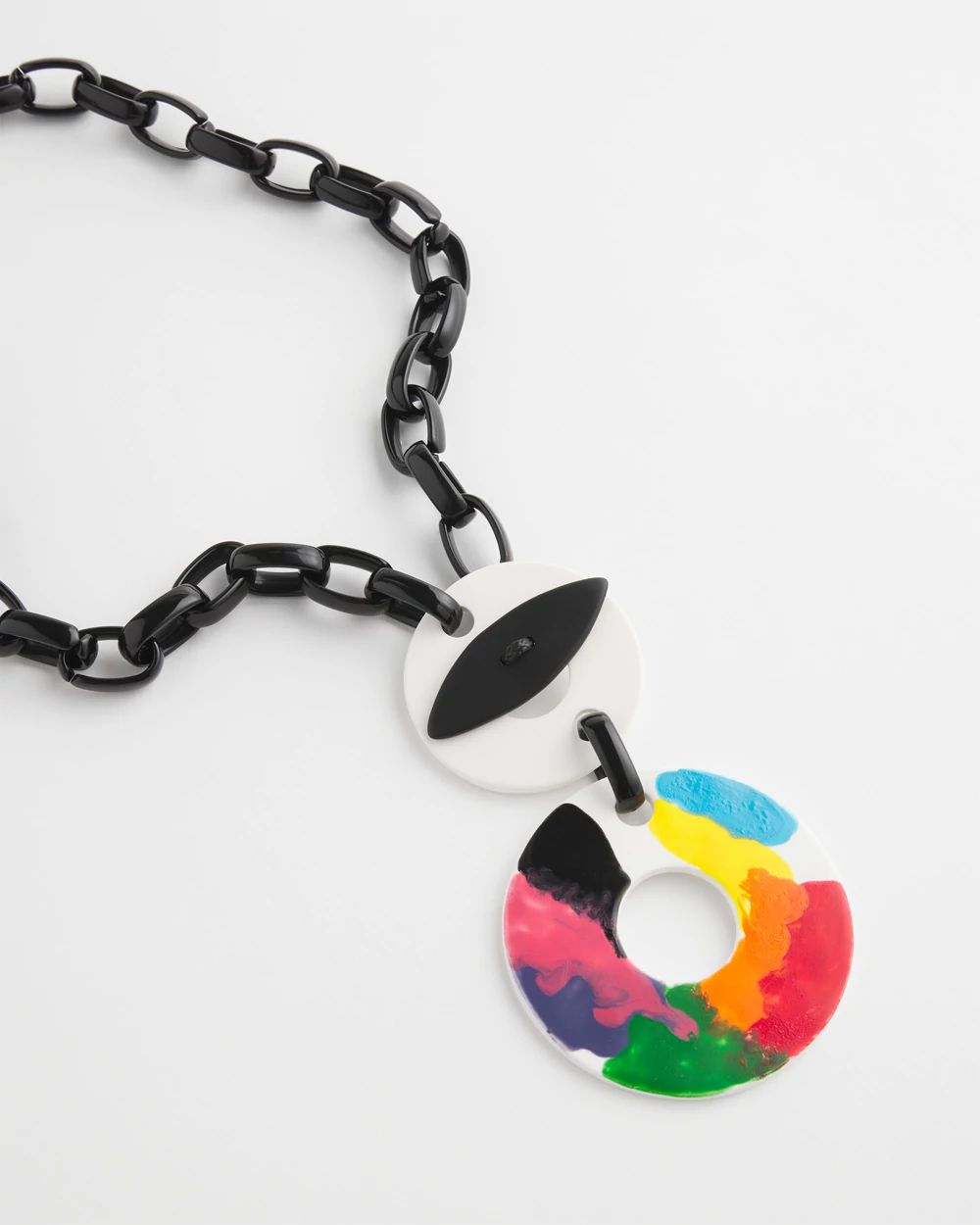 SYLCA® x Chico's Multi-Color Chain Toggle Necklace | Chico's