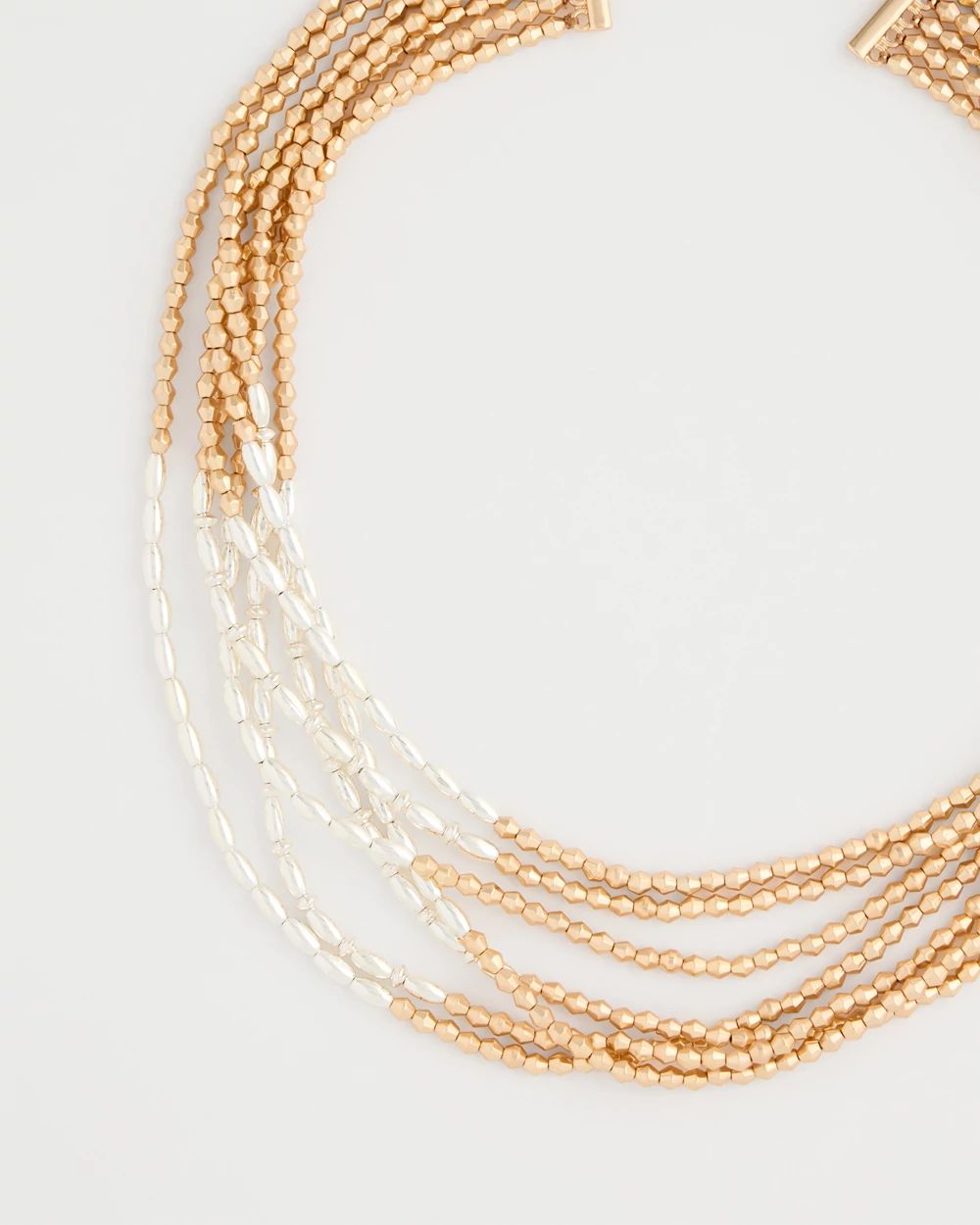 Multi-Strand Beaded Short Necklace | Chico's