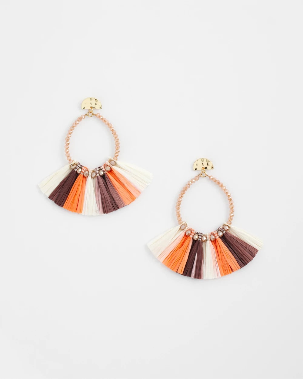 No Droop® Raffia Seed Bead Earrings | Chico's