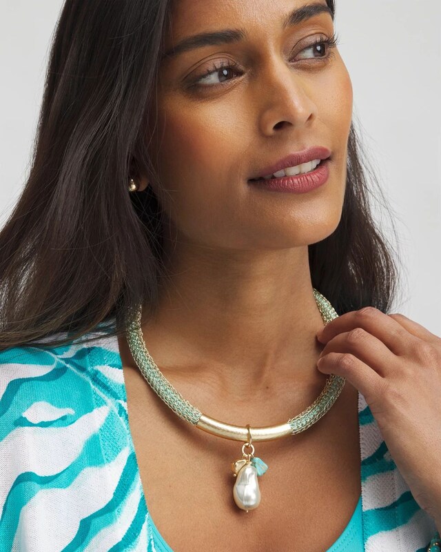 Mesh Collar Necklace | Chico's