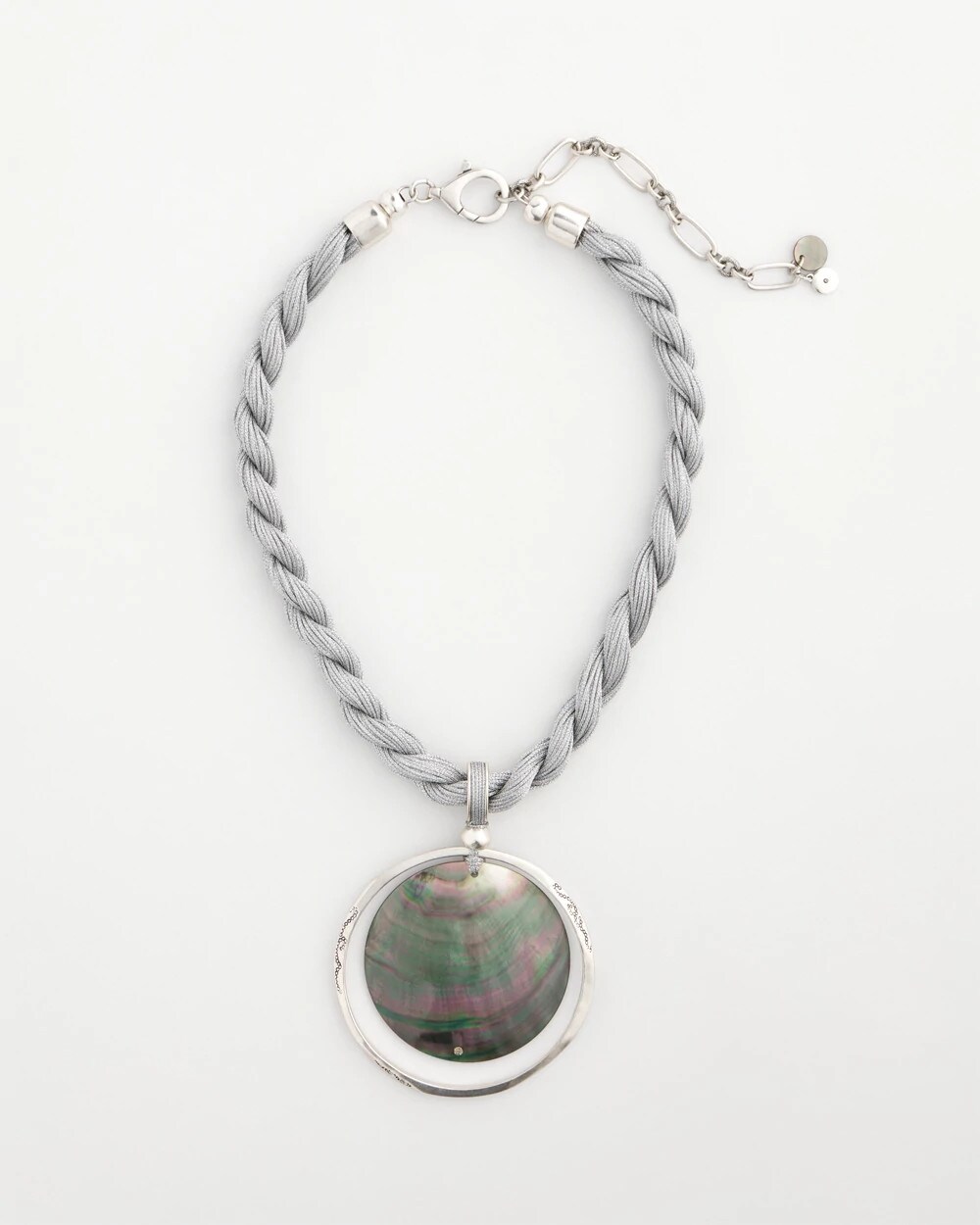 Black Lip Shell Pendant Necklace | Chico's