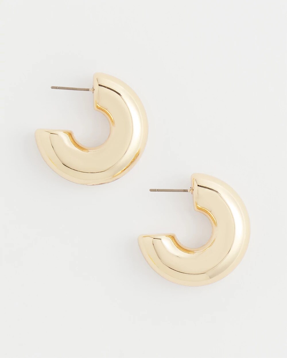 Gold Puff Hoop Earrings | Chico's