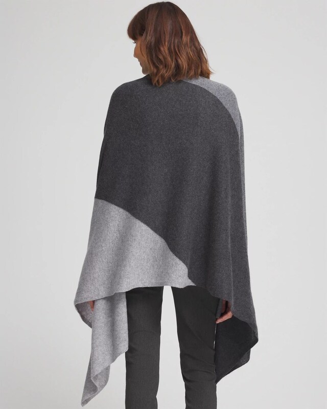 Colorblock Cashmere Wrap | Chico's