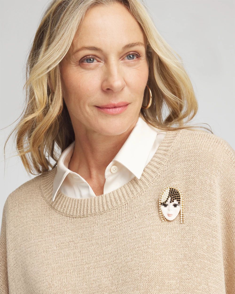 Flapper Girl Brooch | Chico's