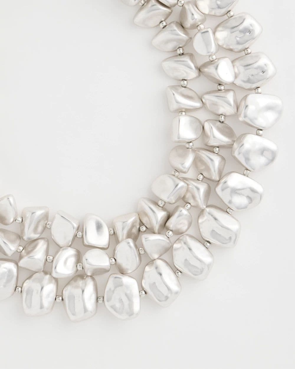 Chunky Silver Multi-Strand Necklace | Chico's