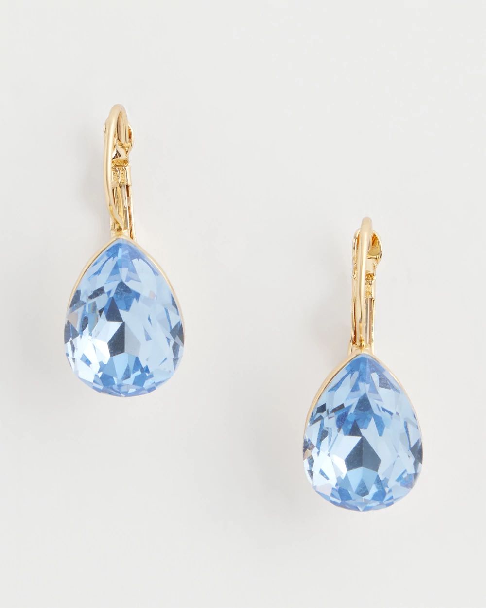 Aqua Gem Teardrop Earrings | Chico's