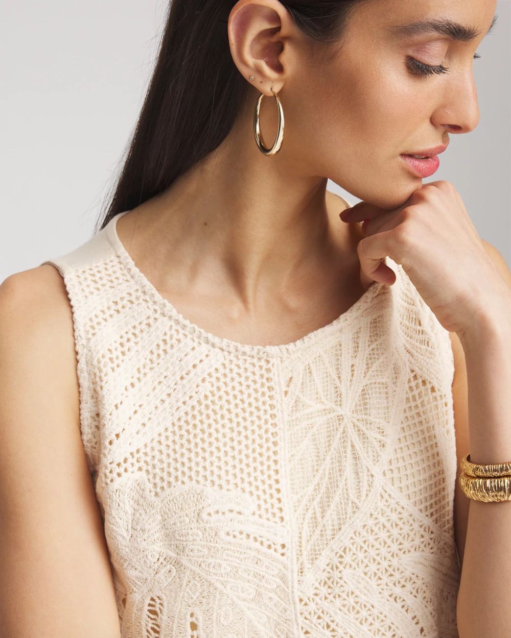 Island Crochet Lace Tank | Chico's