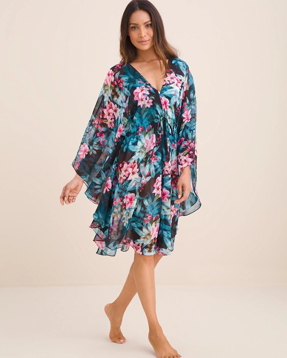 Gottex Dusk Bloom Caftan Swim Coverup | Chico's