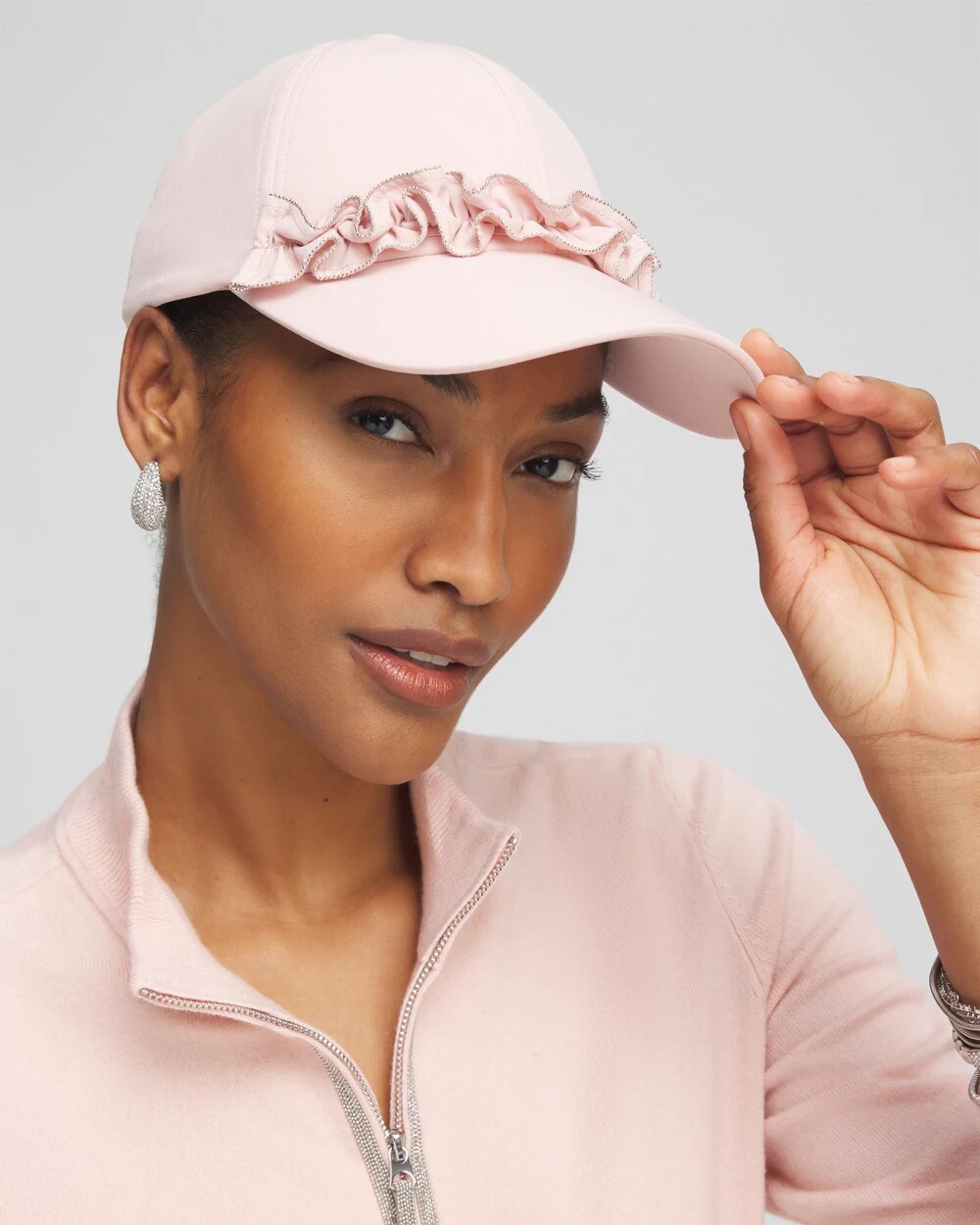 Caviar Beaded UPF Baseball Cap | Chico's