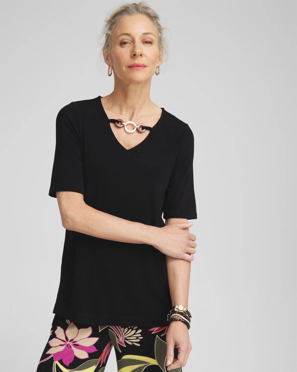 Travelers™ Chain Detail Top | Chico's