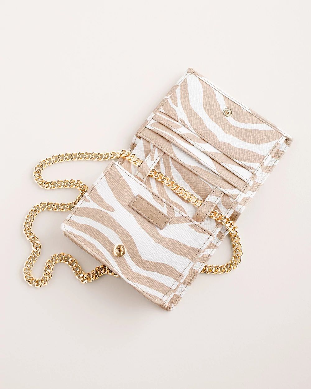 Zebra-Print Crossbody Wallet | Chico's