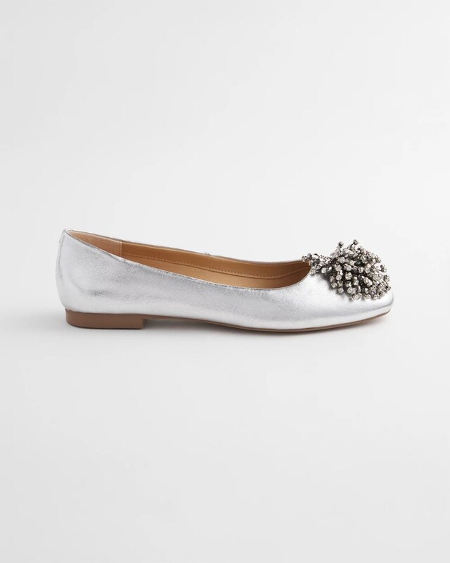 Omega Beaded Ballet Flats | Chico's