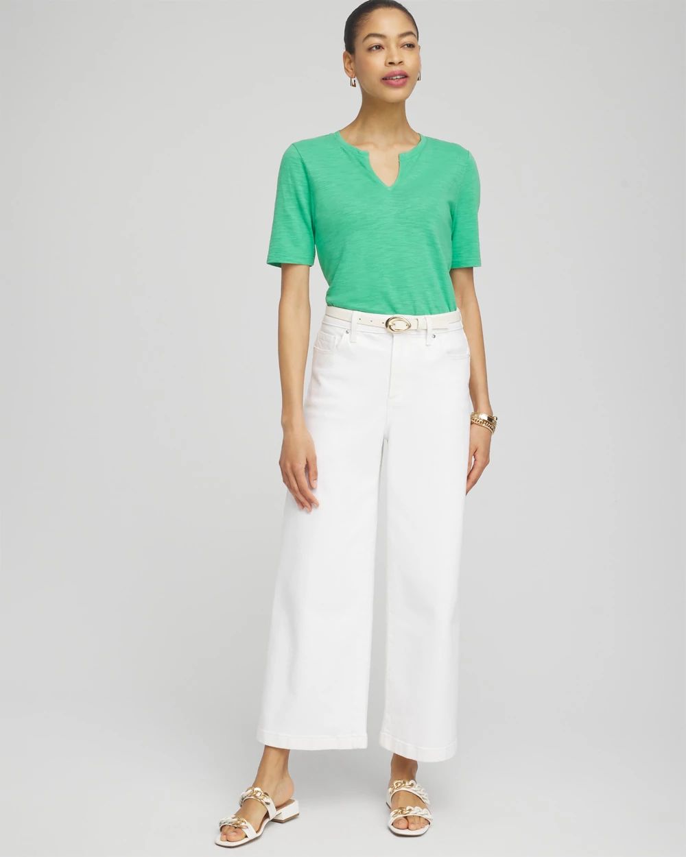 Notch Neck Tee | Chico's