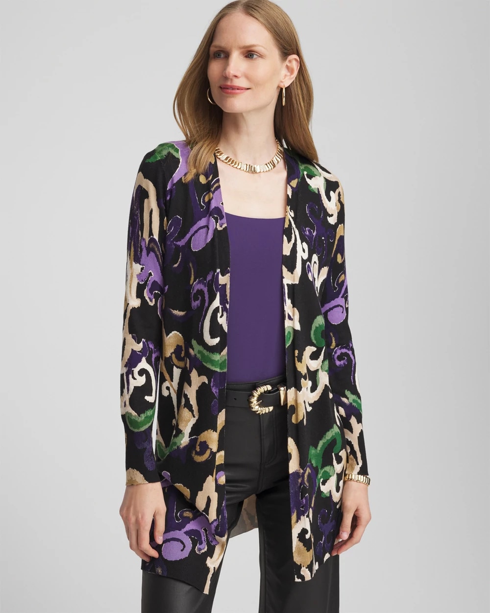 Scroll Print Cardigan | Chico's