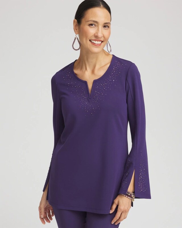 Embellished Ponte Tunic | Chico's
