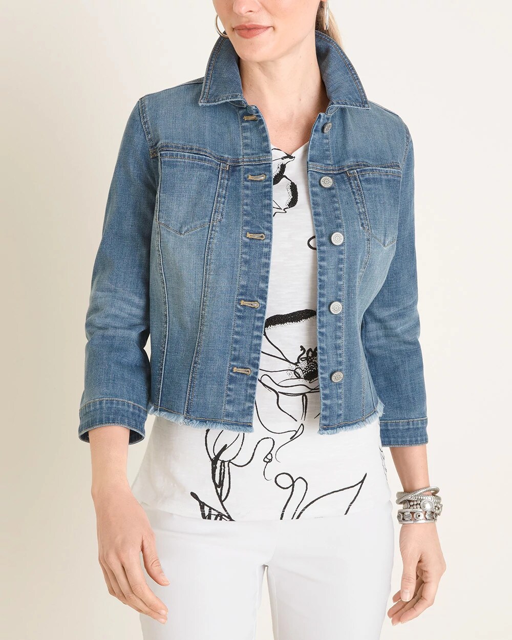 Cropped Denim Jacket | Chico's