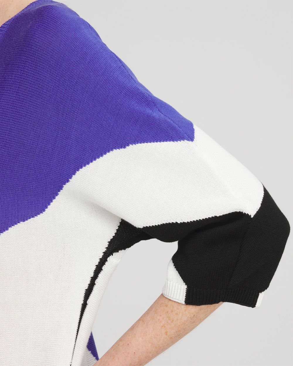 Abstract Print Intarsia Sweater | Chico's