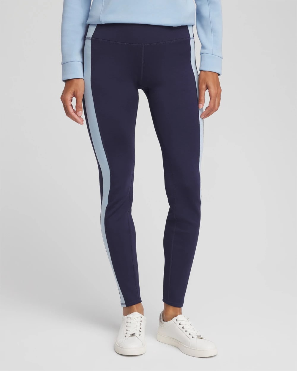 Zenergy® Soft Topaz Contrast Leggings | Chico's