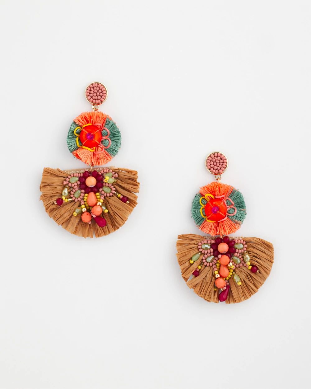 No Droop® Tropical Floral Earrings | Chico's