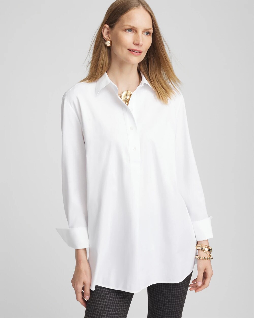 No Iron™ Knit Mix Tunic | Chico's