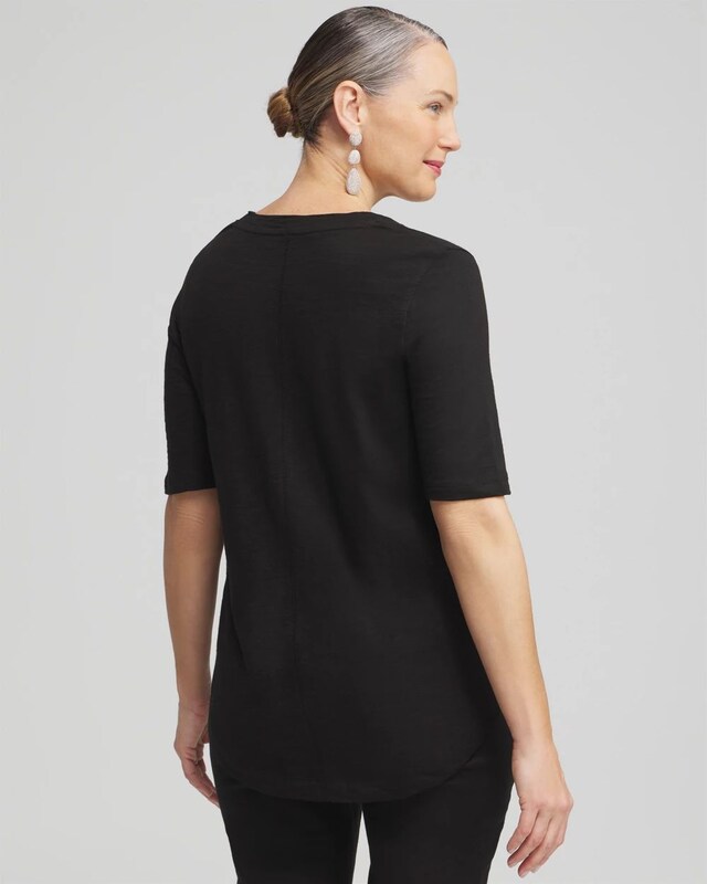 Elbow Sleeve A-line Tee | Chico's