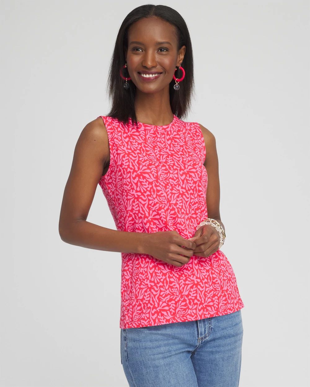 Island Button Detail Tank | Chico's