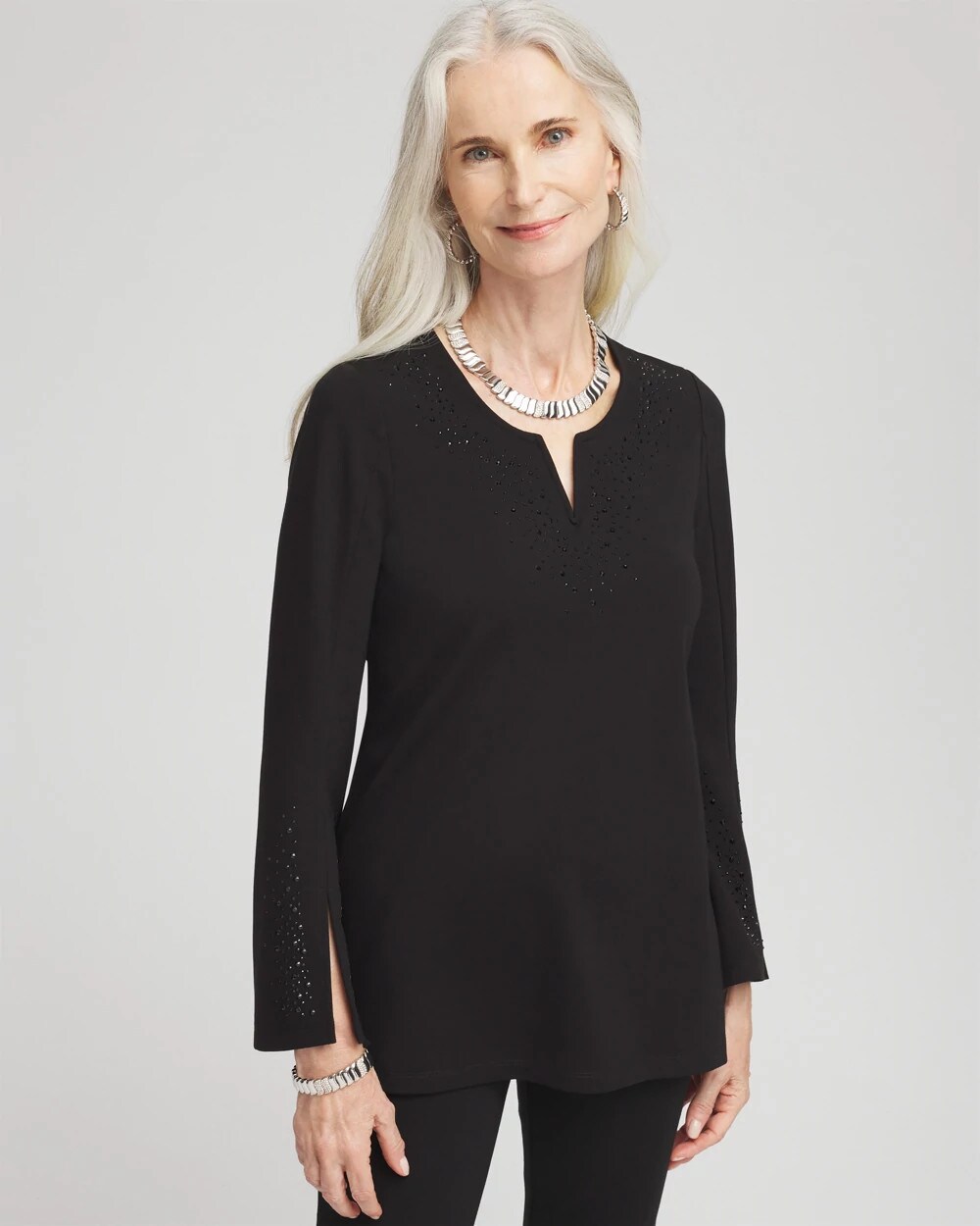 Embellished Ponte Tunic | Chico's