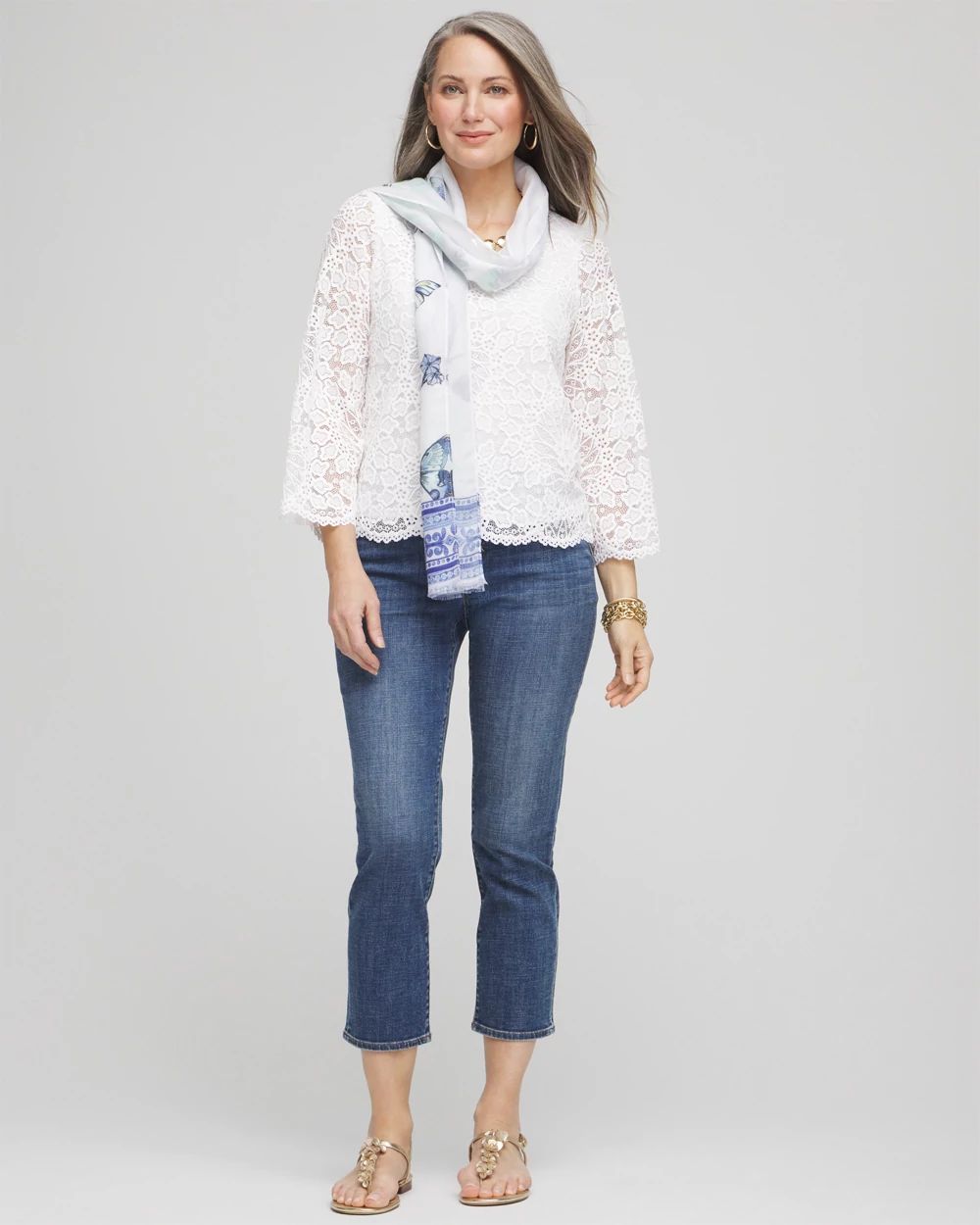 Scalloped Hem Lace Top | Chico's