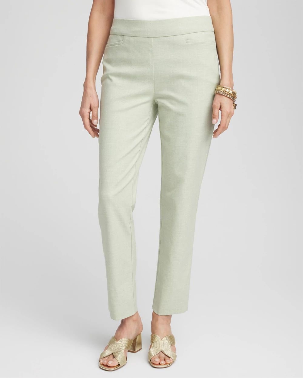 Brigitte™ Crosshatch Ankle Pants | Chico's