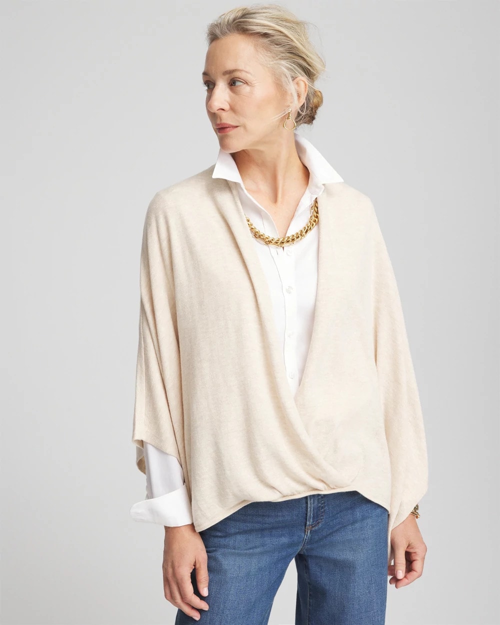 Surplice Sweater Poncho | Chico's
