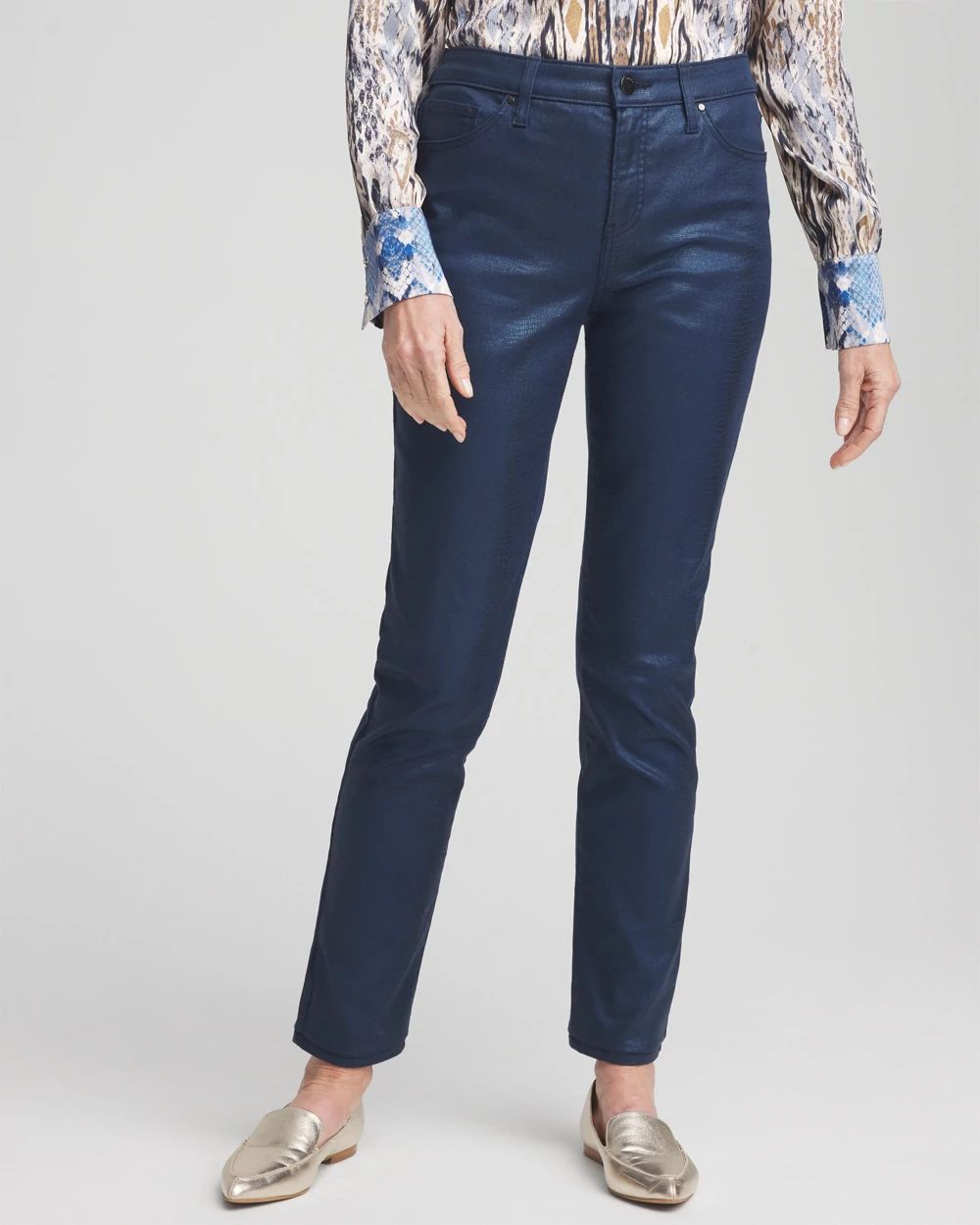 Girlfriend Coated Ankle Jeans | Chico's
