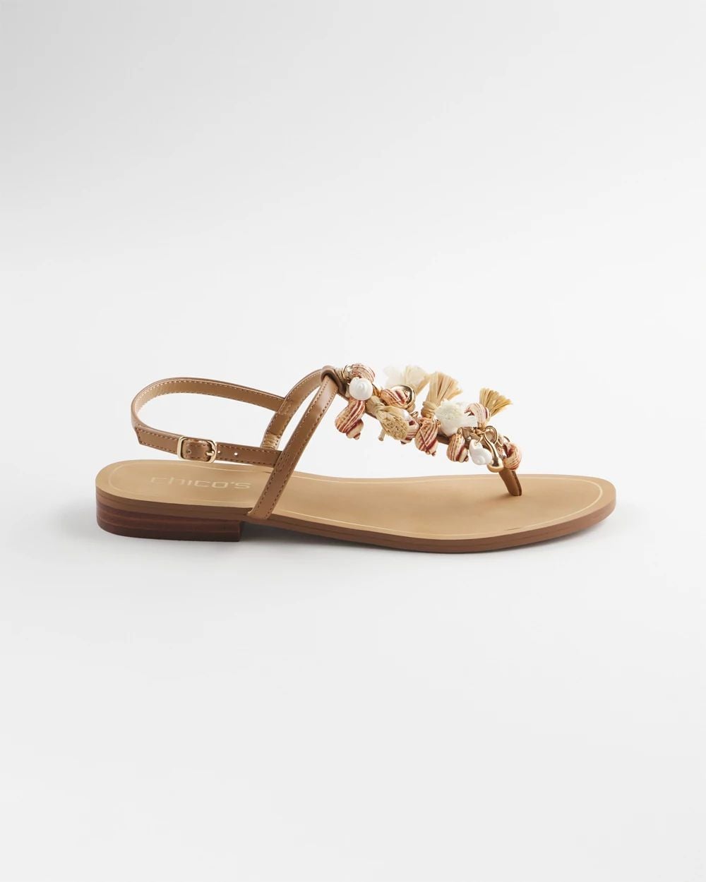 Beach Seashell T-Strap Sandals | Chico's
