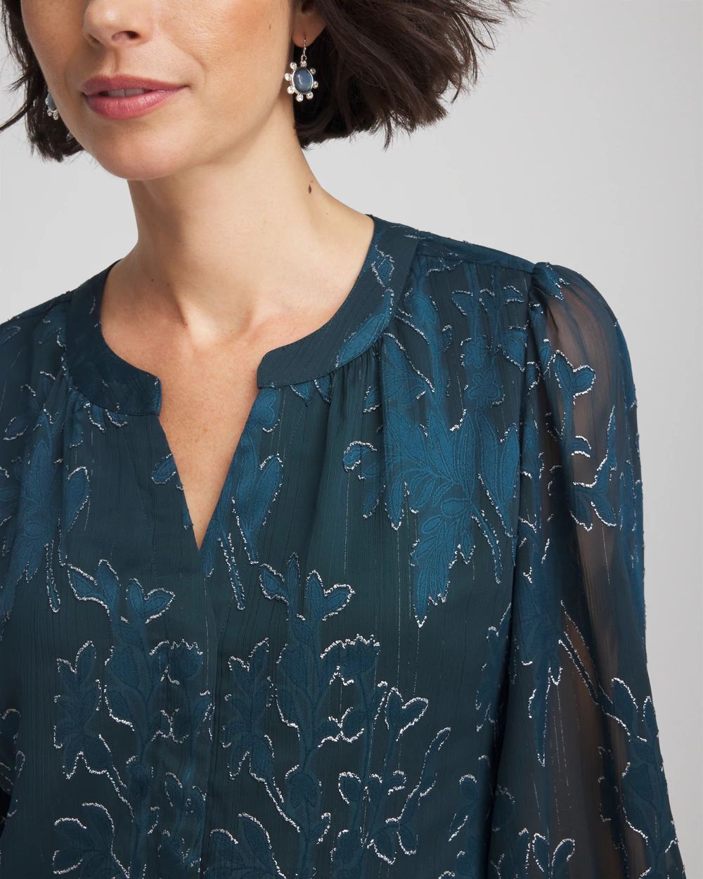 Novelty Texture Blouse | Chico's