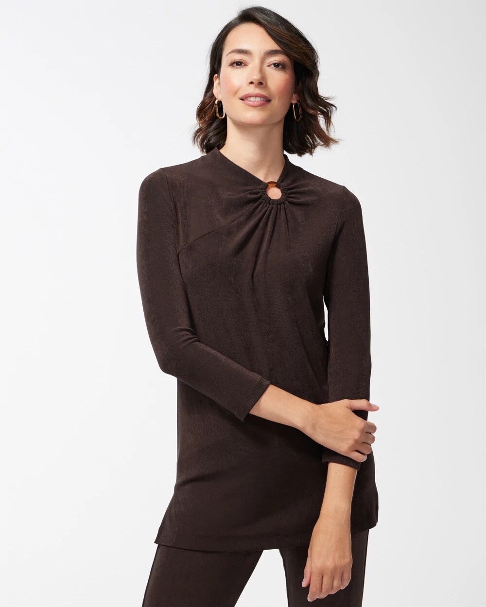 Travelers Ring Ruched Top | Chico's