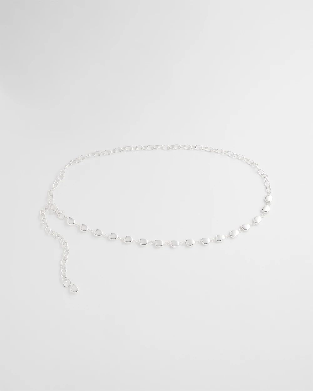 Silvertone Pebble Chain Belt | Chico's