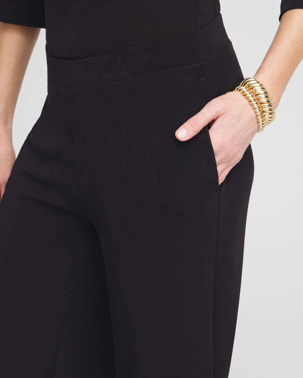 Travelers™ Wide Leg Pocket Cropped Pants | Chico's