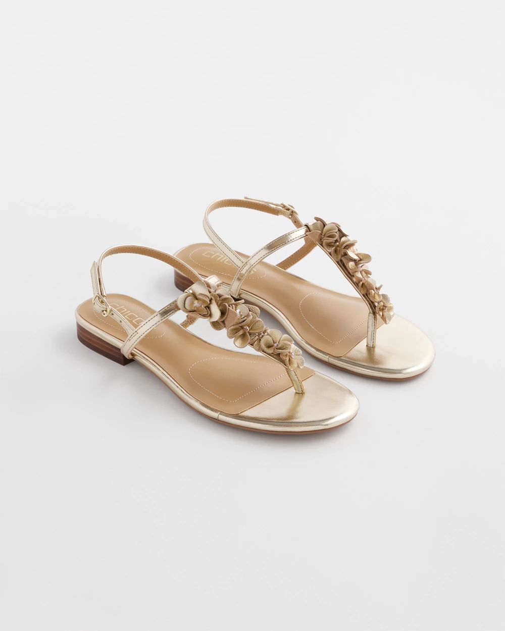 Sioux Flower T-Strap Sandals | Chico's