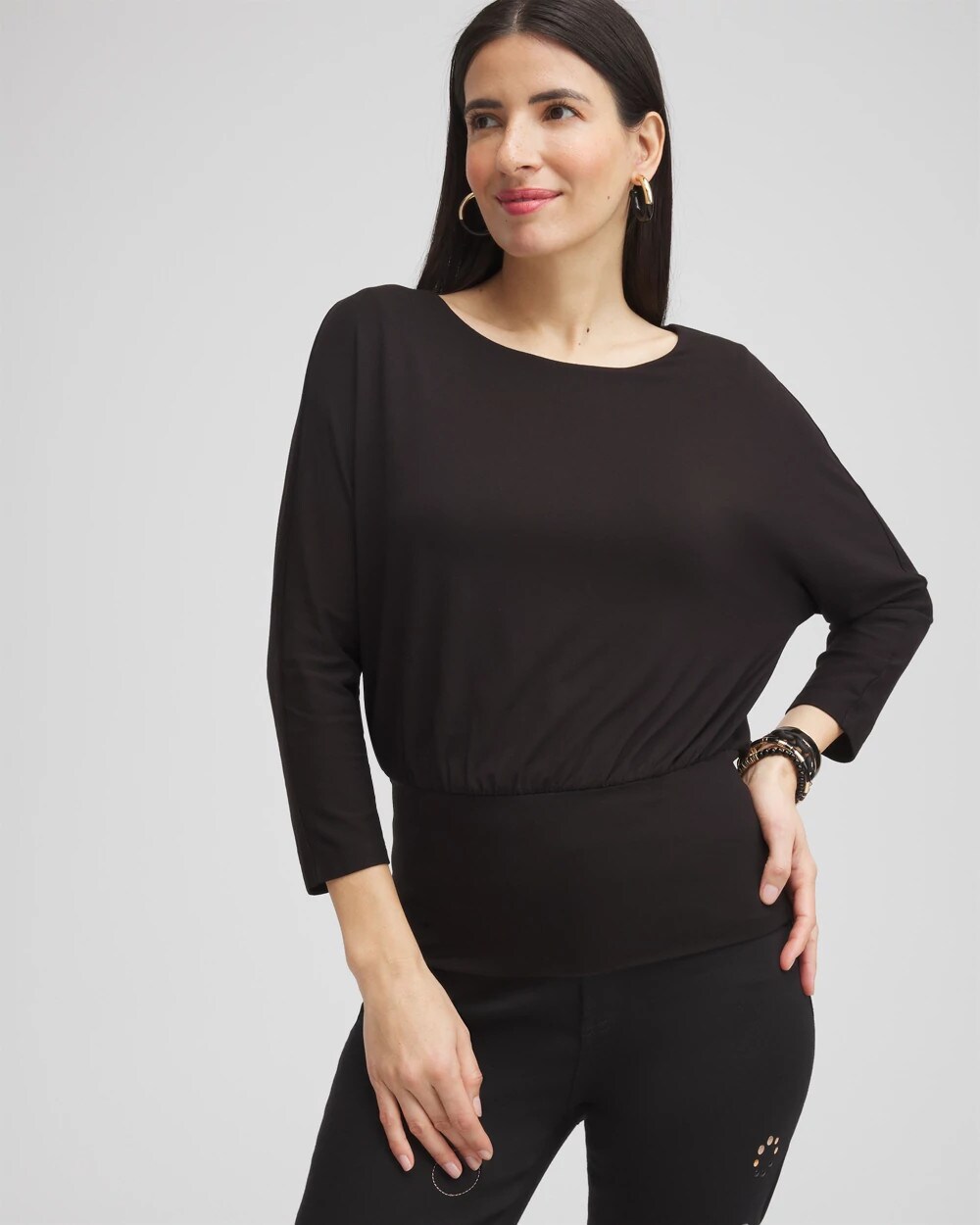 Touch of Cool™ Banded Hem Tee | Chico's