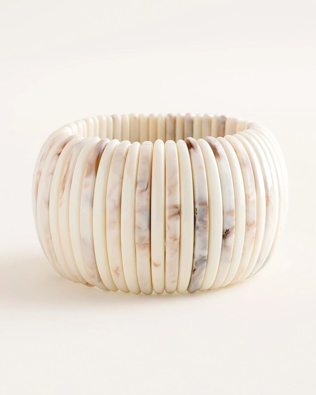 Wide Natural Cream Cuff | Chico's