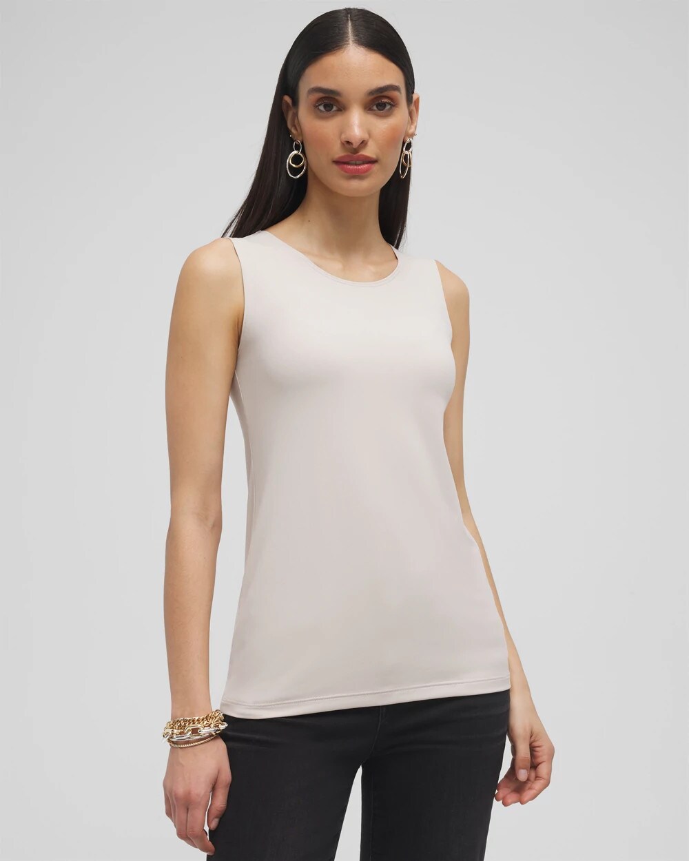 High Neck Microfiber Tank | Chico's