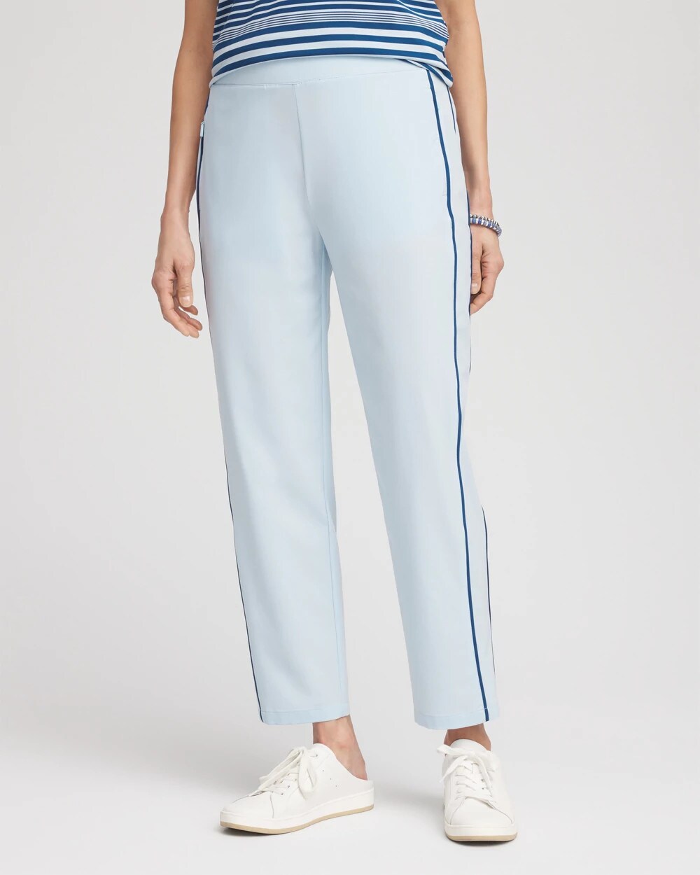 Zenergy® Neema Side Piping Ankle Pants | Chico's